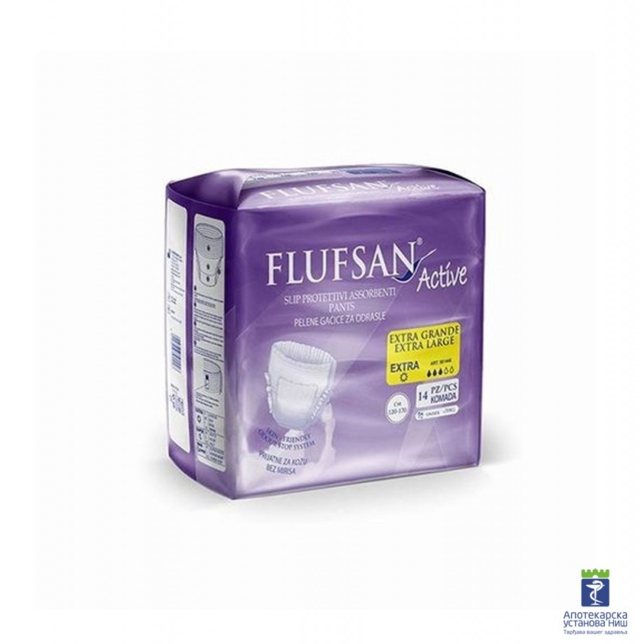 Flufsan Active Xl Pelene Gaćice A14 | Online apoteka AU Niš