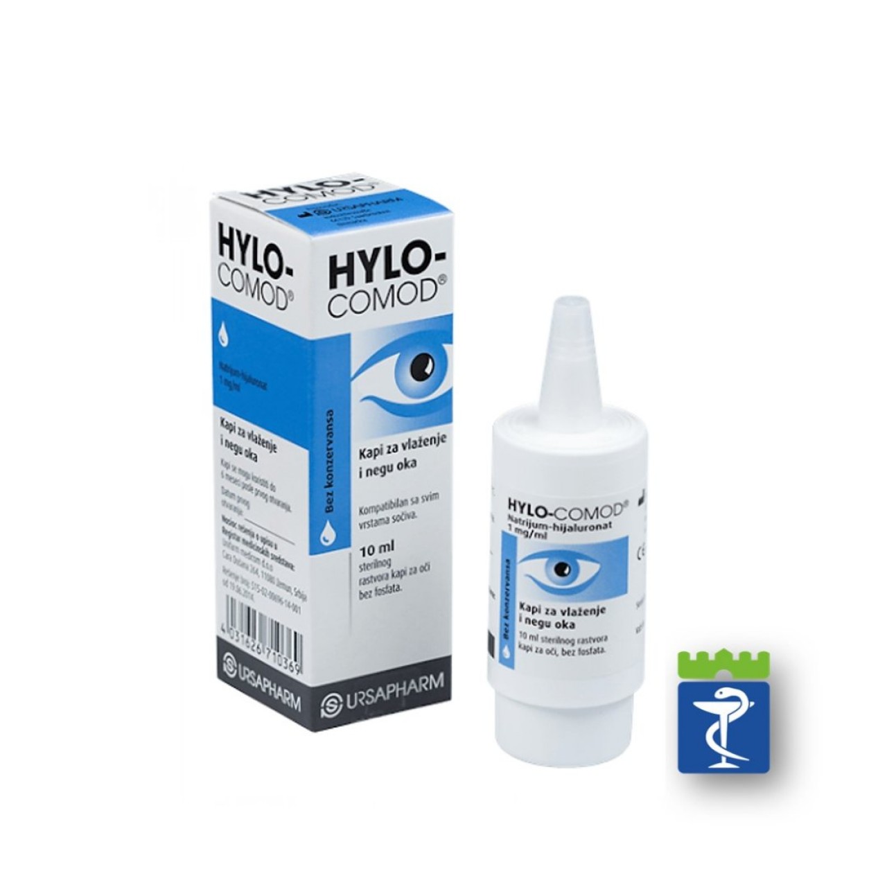 Hylo-Comod Kapi Za Oči 10Ml | Online apoteka AU Niš