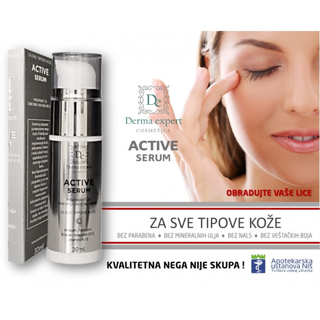 Derma Expert Active Serum 30Ml | Online apoteka AU Niš