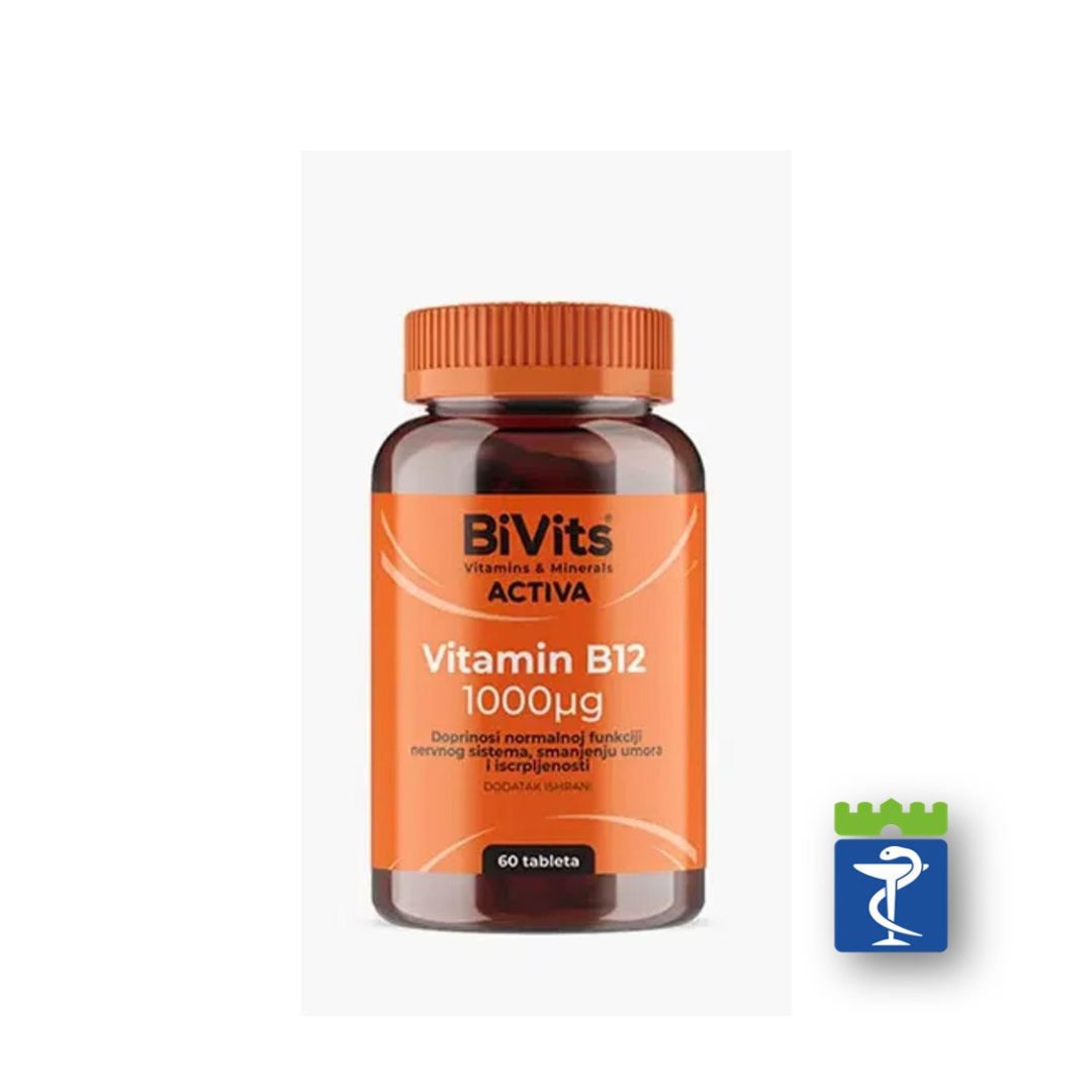 Bivits Activa Vitamin B12 1000Mcg Tablete A60 | Online apoteka AU Niš
