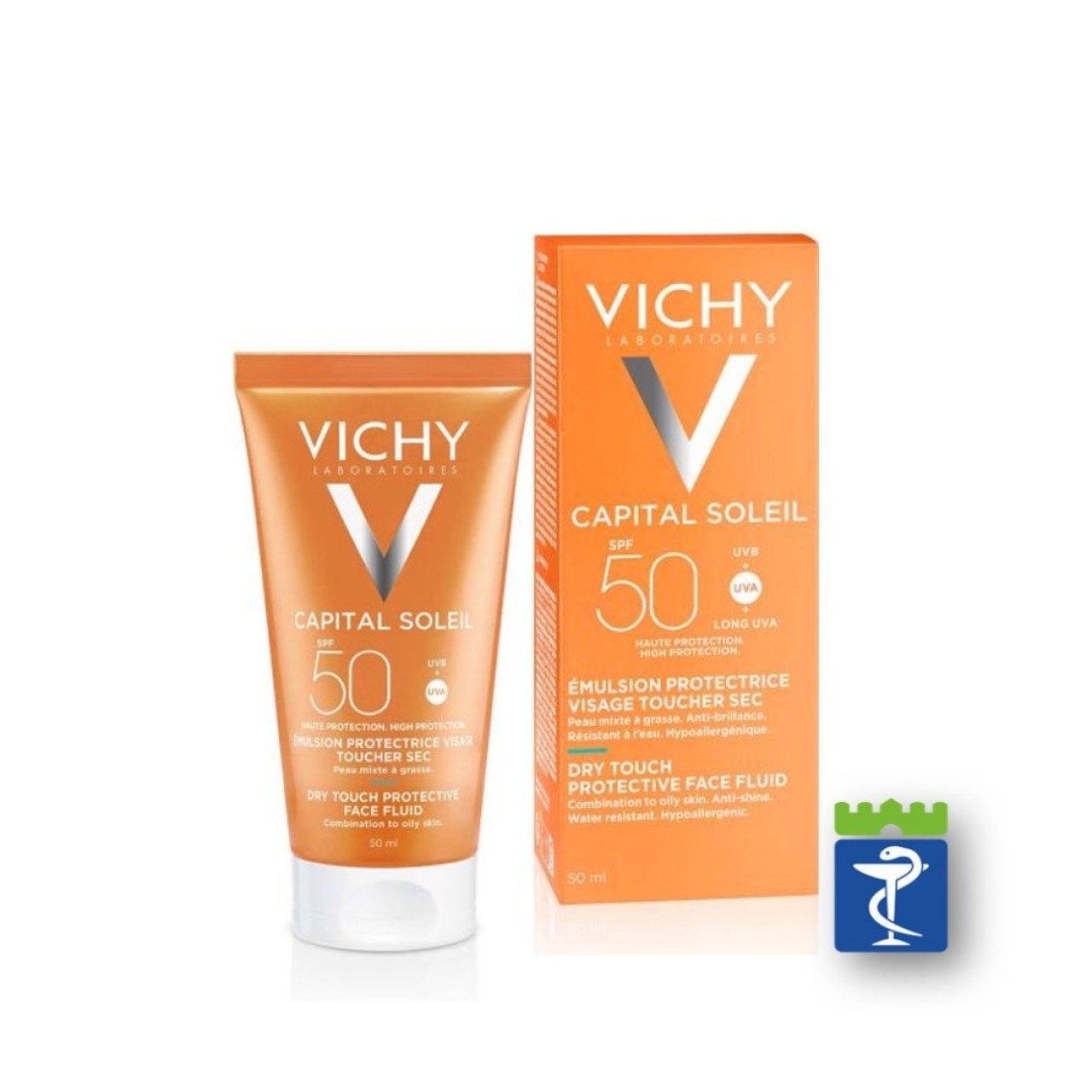 Vichy Capital Soleil Dry Touch Face Cream Spf50 50Ml | Online apoteka ...