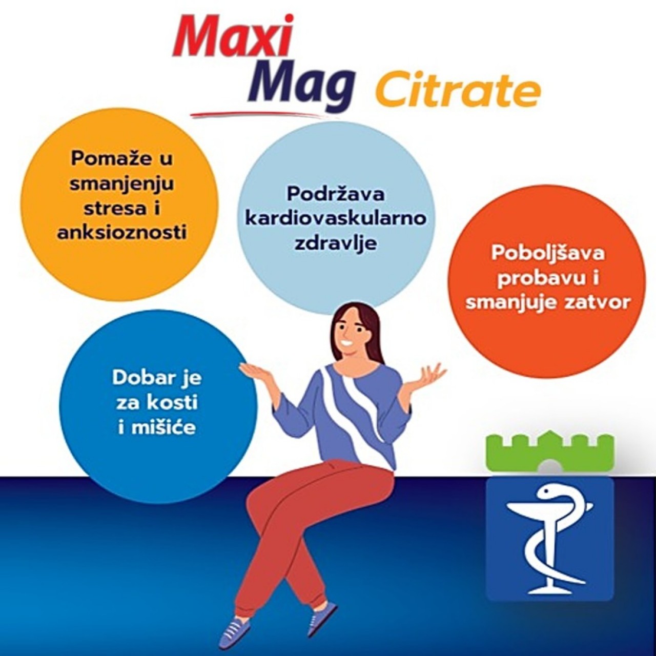 Maxi Mag Citrate 30 Tableta | Online apoteka AU Niš