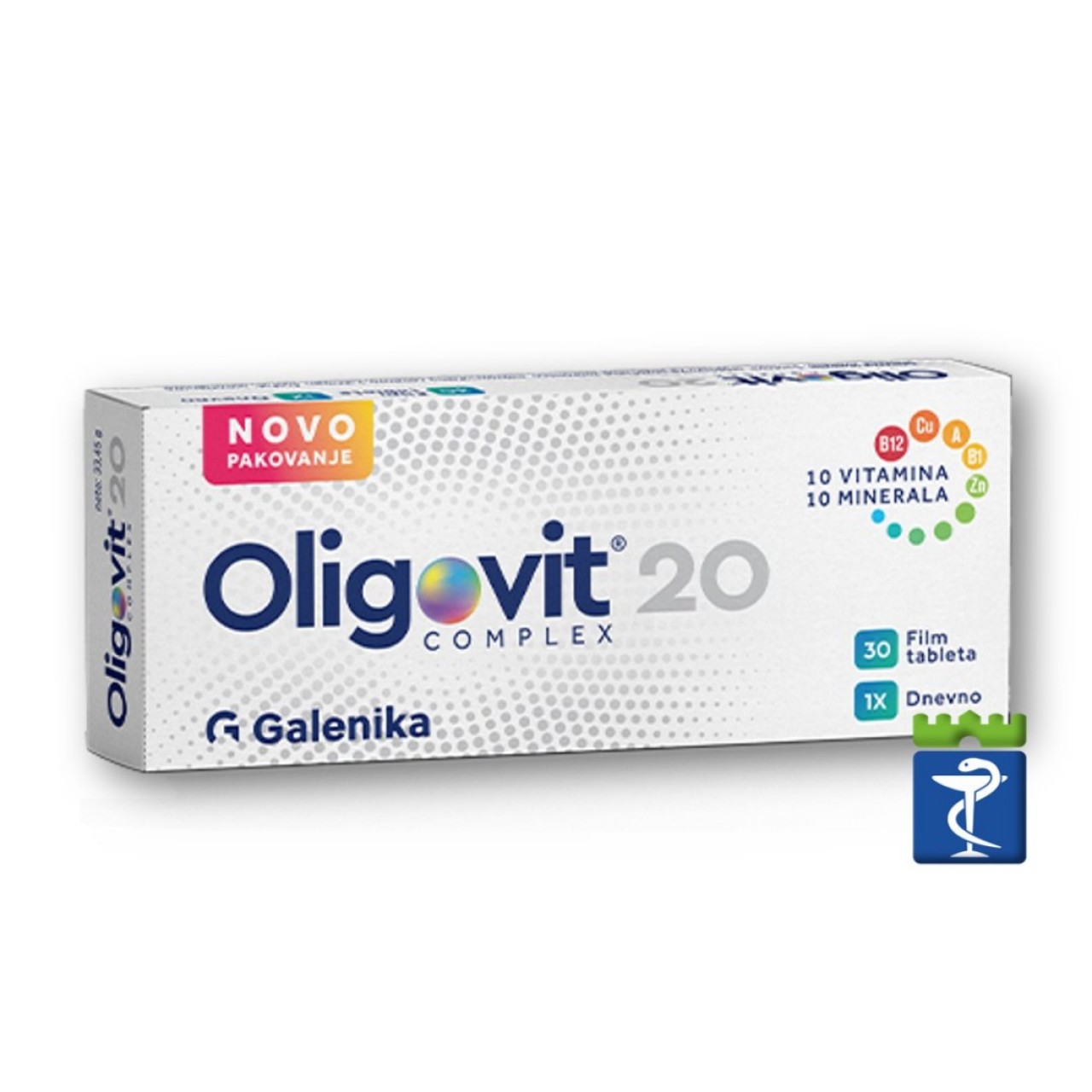 Oligovit Complex Dražeje A30 | Online apoteka AU Niš