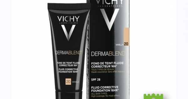 Vichy Dermablend korektivni tečni puder SPF28, nijanse 20 vanilla, 30ml ...