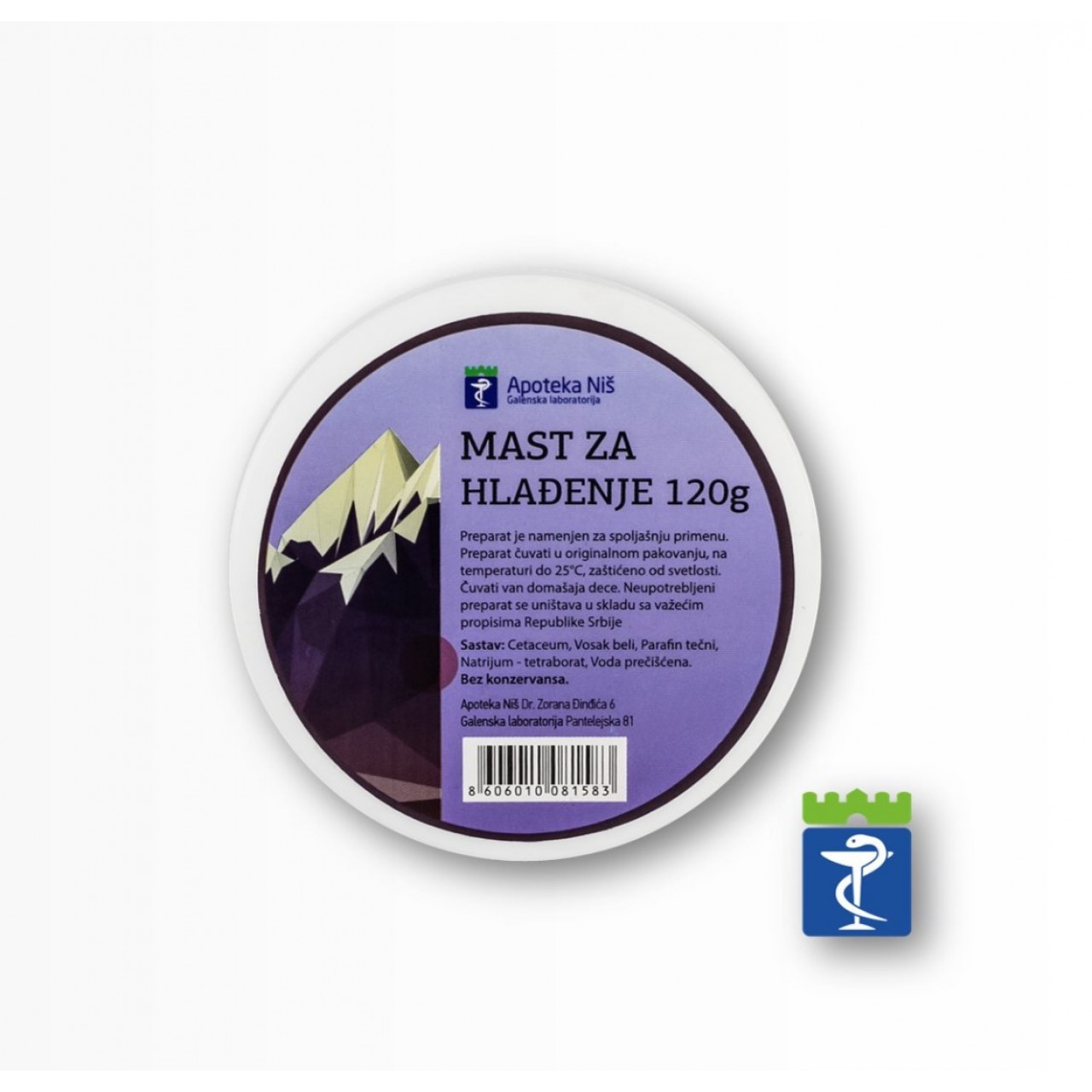 Mast Za Hlađenje 120G | Online apoteka AU Niš